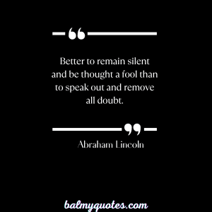 20+ Better Not to Talk Quotes (The Importance of Silence)