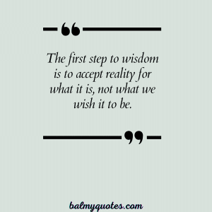 22 Quotes On Accepting Reality & Moving Forward