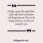 30+ Don't Force Things Quotes: Let Things Flow Naturally