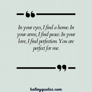 25+ You Are Perfect for Me Quotes For Your Loved One
