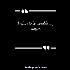 25+ Quotes On Feeling Invisible In Relationship - Balmy Quotes