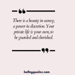 30+ Inspirational Private Life Quotes for Living Your Best Life