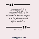 27+ Quotes About Emptiness: Explore Deep Insights & Wisdom